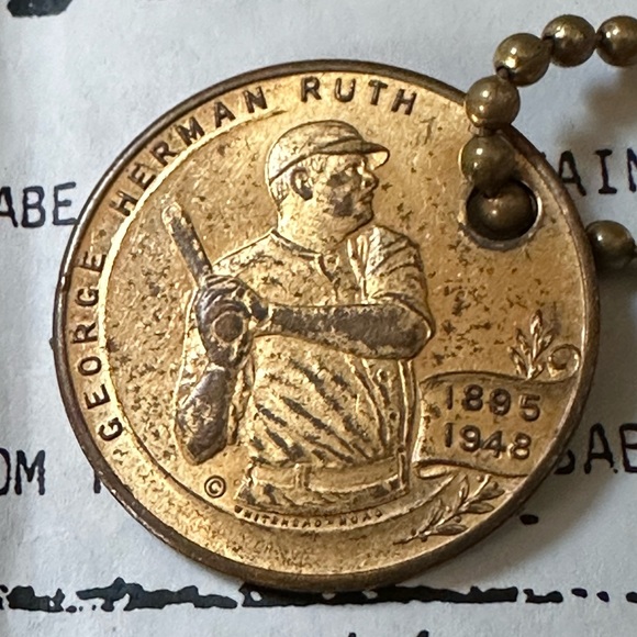 Other | Babe Ruth Key Chain 1948 Memorial Medal Whitehead Hoag Ny Cardinal Spellman | Poshmark